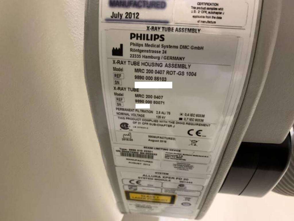 Used Philips Allura Xper FD 20 Cath Lab for Sale | 20Med