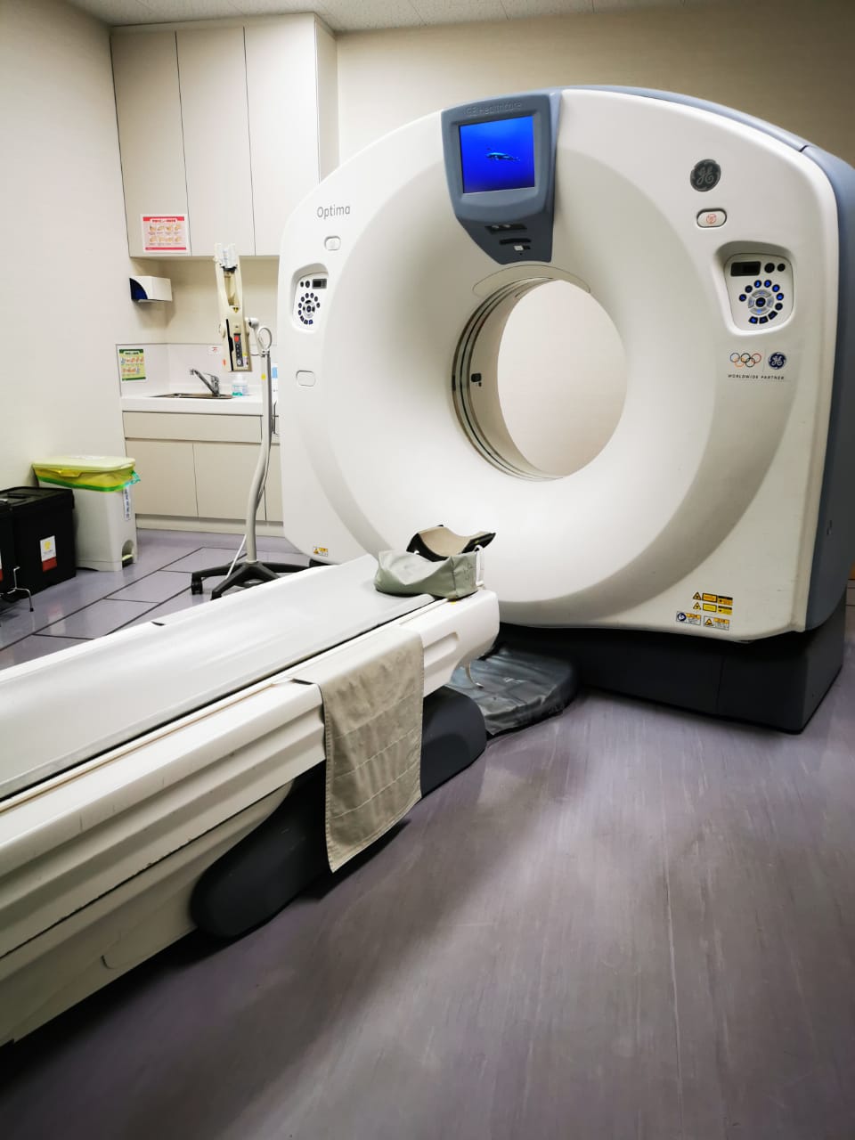 Preowned GE Healthcare Optima CT660 128 CT Scan